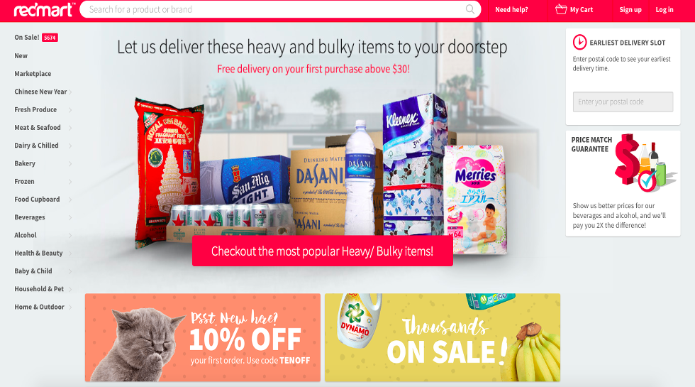 Singapore: Online grocery co RedMart raising $100m investment