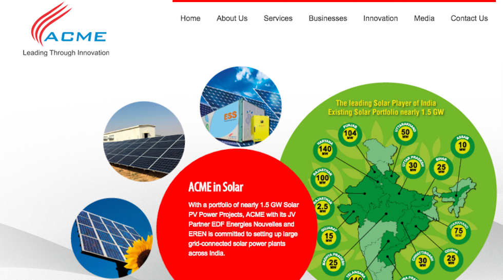 IDFC Alternatives in talks with ACME Solar to invest $90m