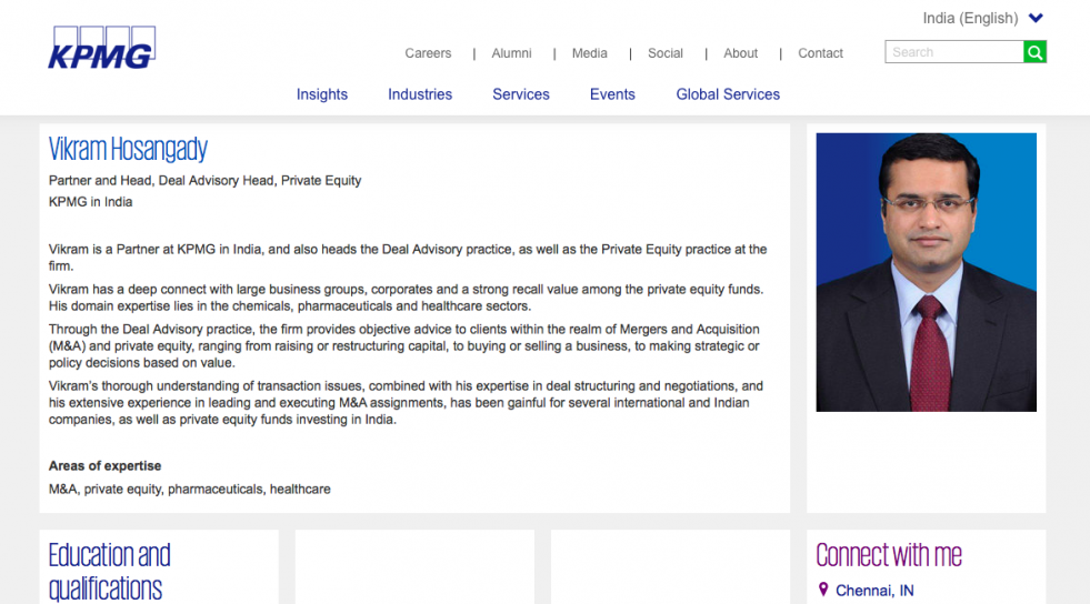 KPMG appoints Vikram Hosangady as new head of EMA